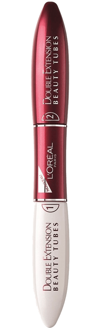 Double Extend Beauty Therapy Tubes Black Mascara | L'Oréal Paris